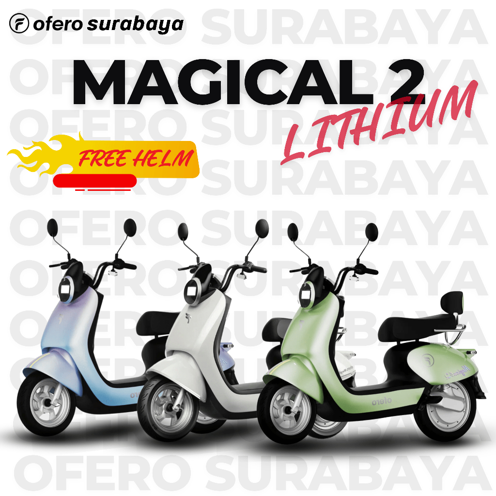 Jual OFERO MAGICAL 2 Lith E-Bike Sepeda Listrik Power 500W | Speed 40Km | Shopee Indonesia