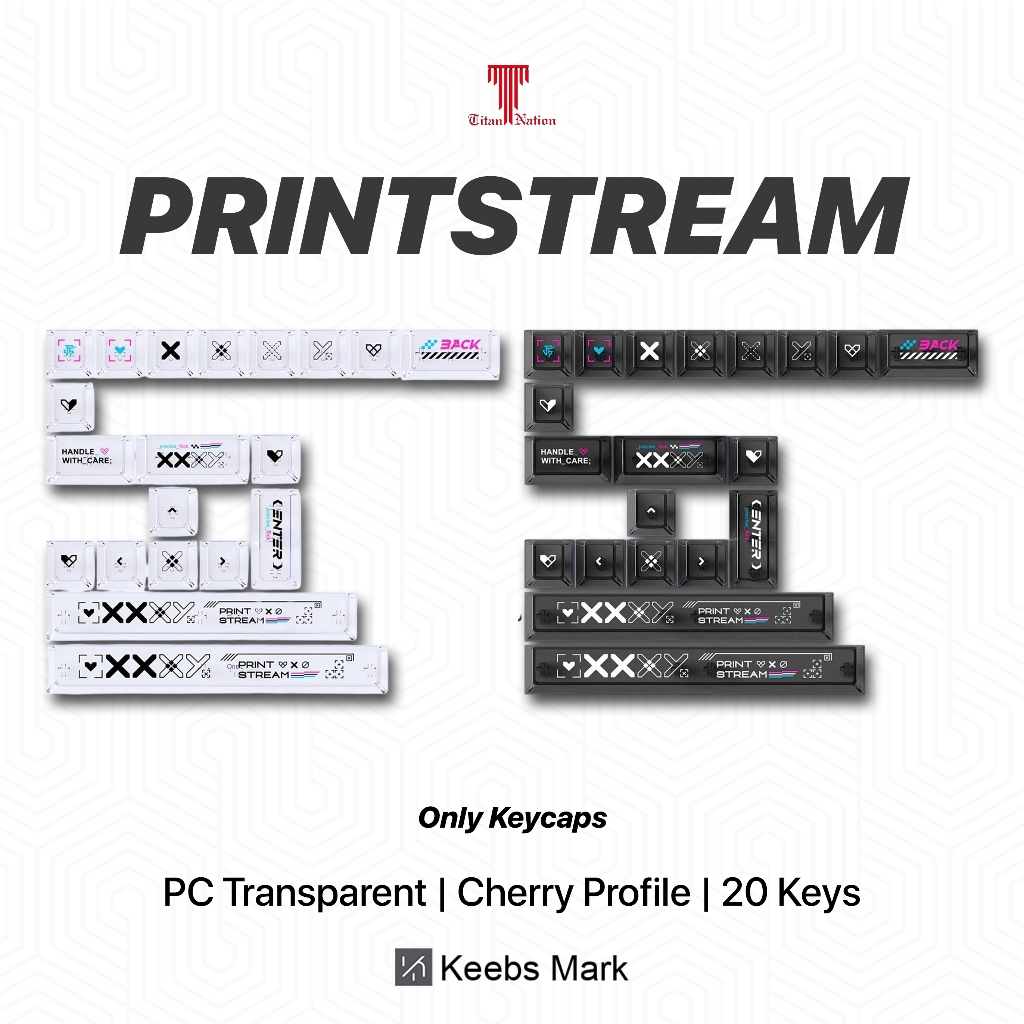 Jual Titan Nation CS GO Printstream Keycaps Polycarbonate Cherry ...