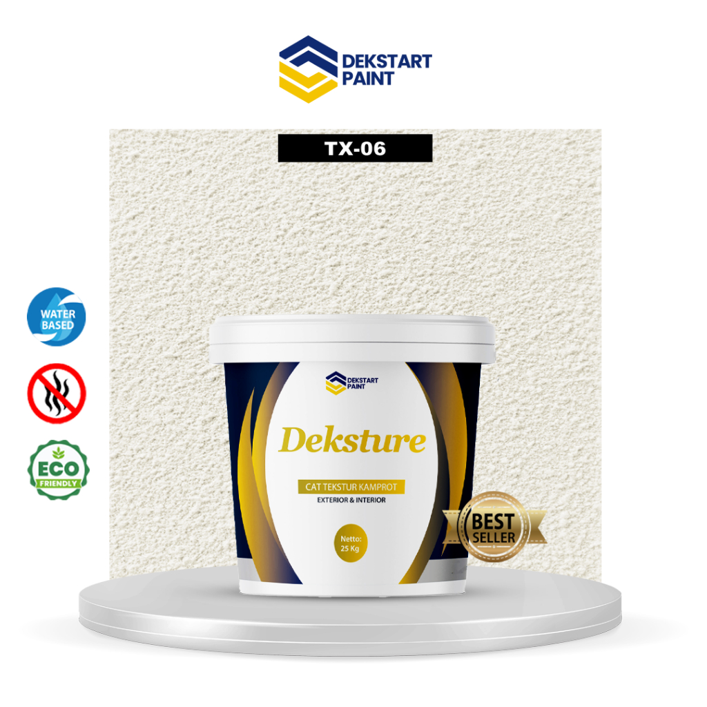 Jual Cat Tekstur Tembok Pasir Kamprot Putih INTERIOR EXTERIOR Berat 25 ...