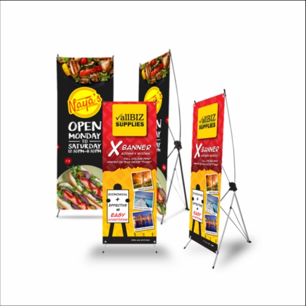 Jual Cetak X Banner + Tiang Termurah Print X Banner60 x 160cmX Banner ...