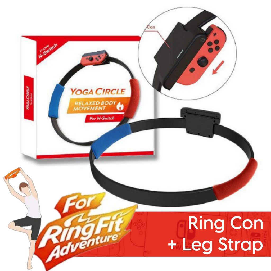 Jual Ring Con + Leg Strap / Yoga Circle / Ringfit Nintendo Switch ...