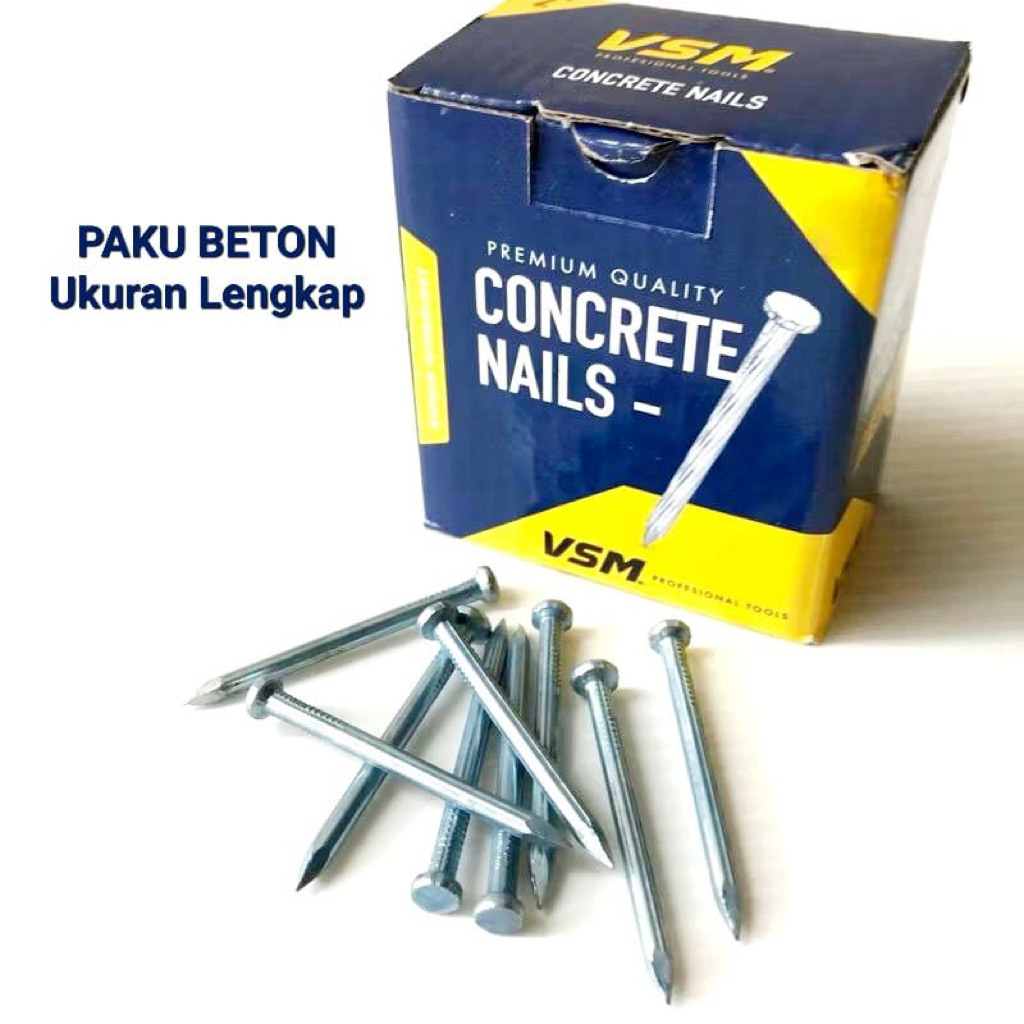 Jual Paku Cor Beton Baja Putih Tembok Dinding VSM KOREI VPR 1 kotak 1 ...