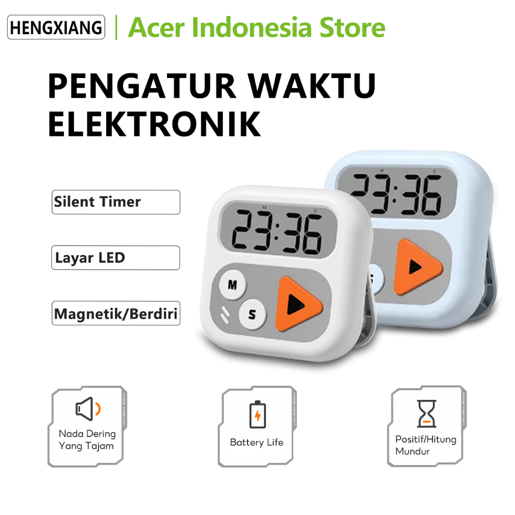 Jual HengXiang Electronic Visualization Timer Silent Timer LED Hitung ...