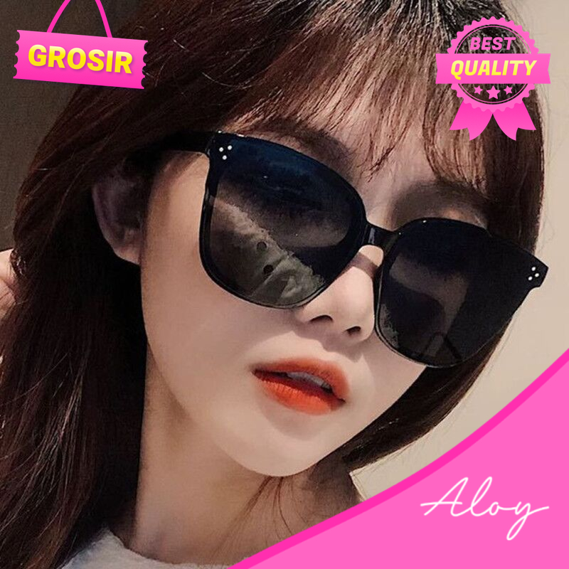 Jual ALOY GROSIR PL-H003 Korean Design Retro Mata Kucing Kacamata Pria Wanita Sunglasses ...