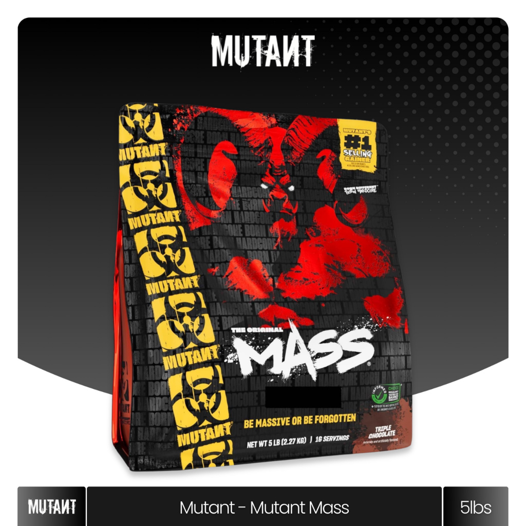 Jual Mutant Mass Muscle Mass Gainer 5 Lbs 2,27 Kg Weight | Shopee Indonesia
