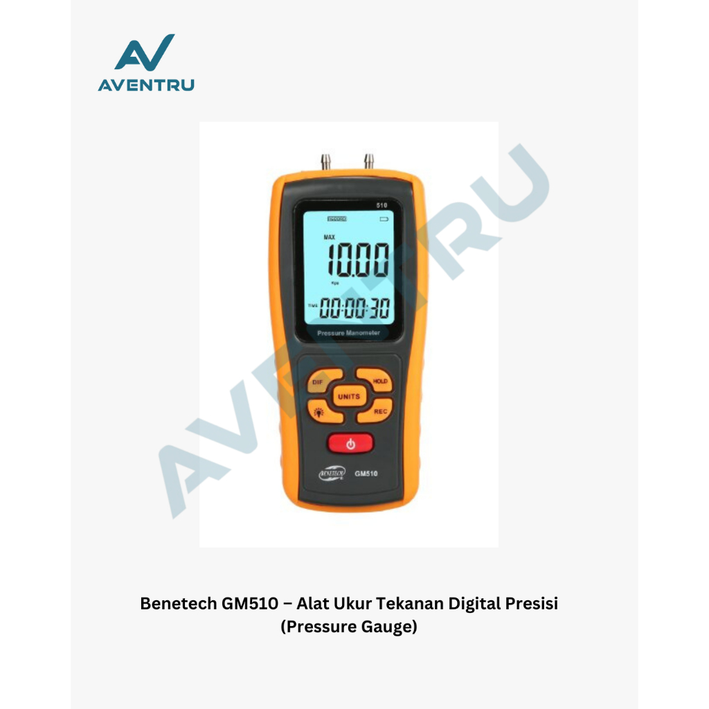 Jual Benetech GM510 – Alat Ukur Tekanan Digital Presisi | Manometer ...