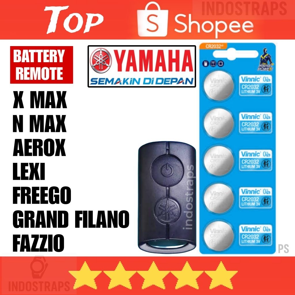 Jual Baterai Remote AEROX 155 NMAX LEXI XMAX FAZZIO FILANO Baterai ...
