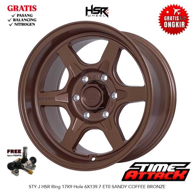 Jual Velg Mobil Pajero Hilux R17 HSR WHEEL Tipe STY J Ring 17 - TIME ...