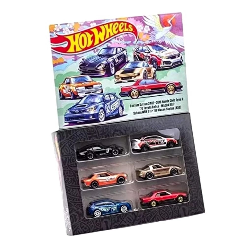 Jual GOGO TOYS - JAPANE 6PCS HOT WHEELS ORIGINAL Hot WHEELS JAPANESE ...