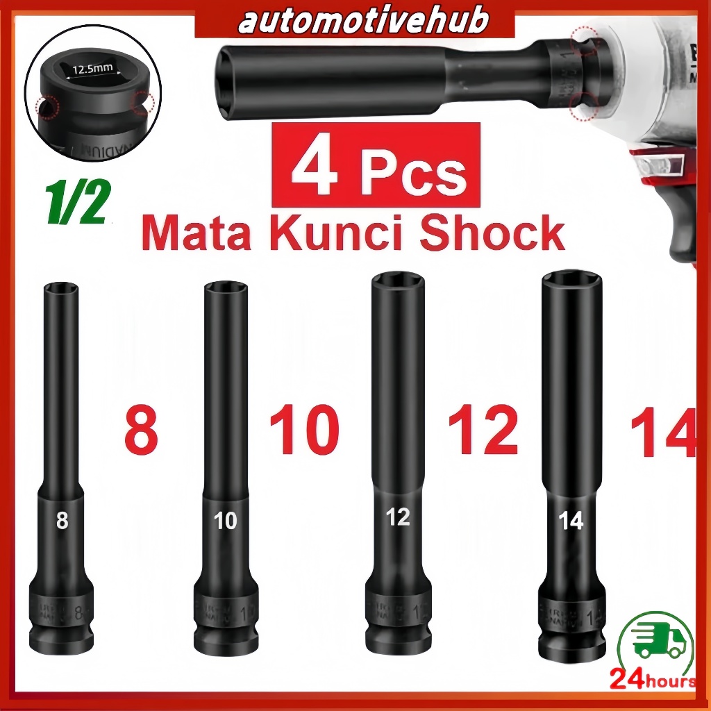 Jual High Hardness 1/2 Hex Socket Head Adapter for Electric Wrench and ...