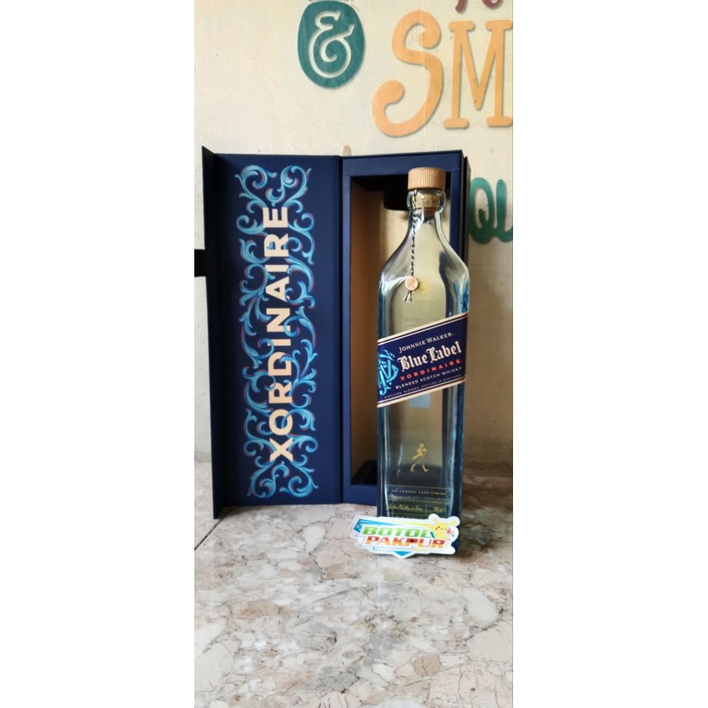 Jual Botol kosong - Bekas blue label 1 liter | Shopee Indonesia