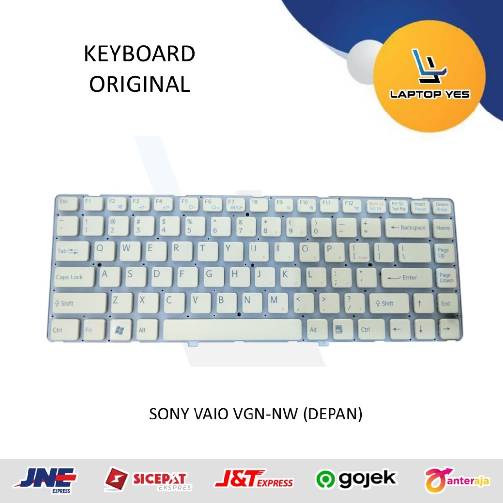 Jual Keyboard Sony VAIO VGN-NW White Original | Shopee Indonesia