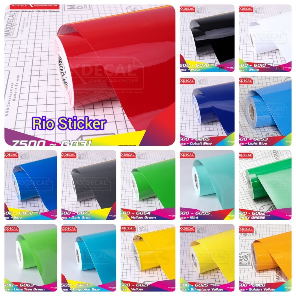 Jual Skotlet Stiker Glossy bisa di aplikasikan buat motor laptop dan ...