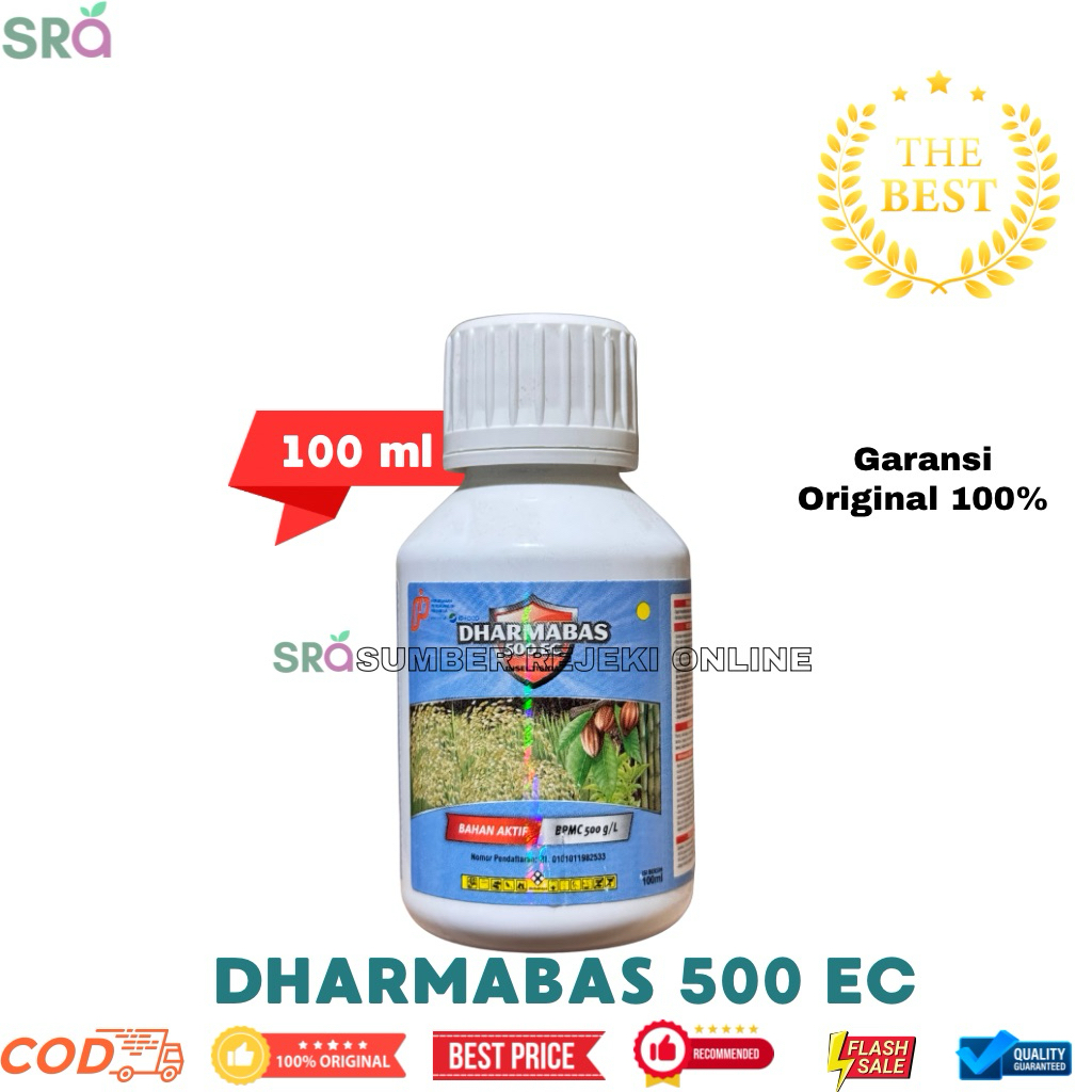 Jual DHARMABAS 500EC 100ML || Insektisida Ampuh Pembasmi Hama Tanaman ...