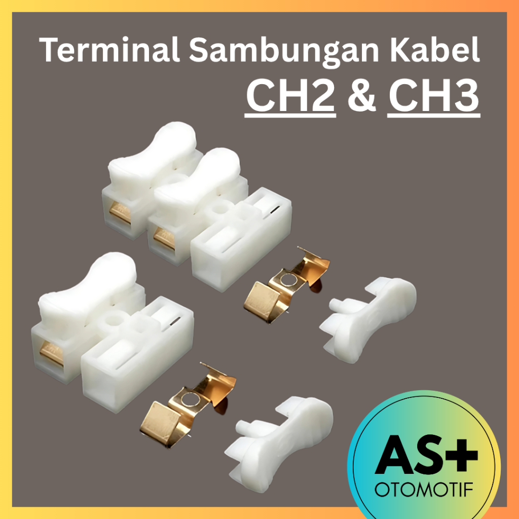 Jual Terminal Sambungan Kabel CH2 & CH3 Electrical Cable Connectors ...
