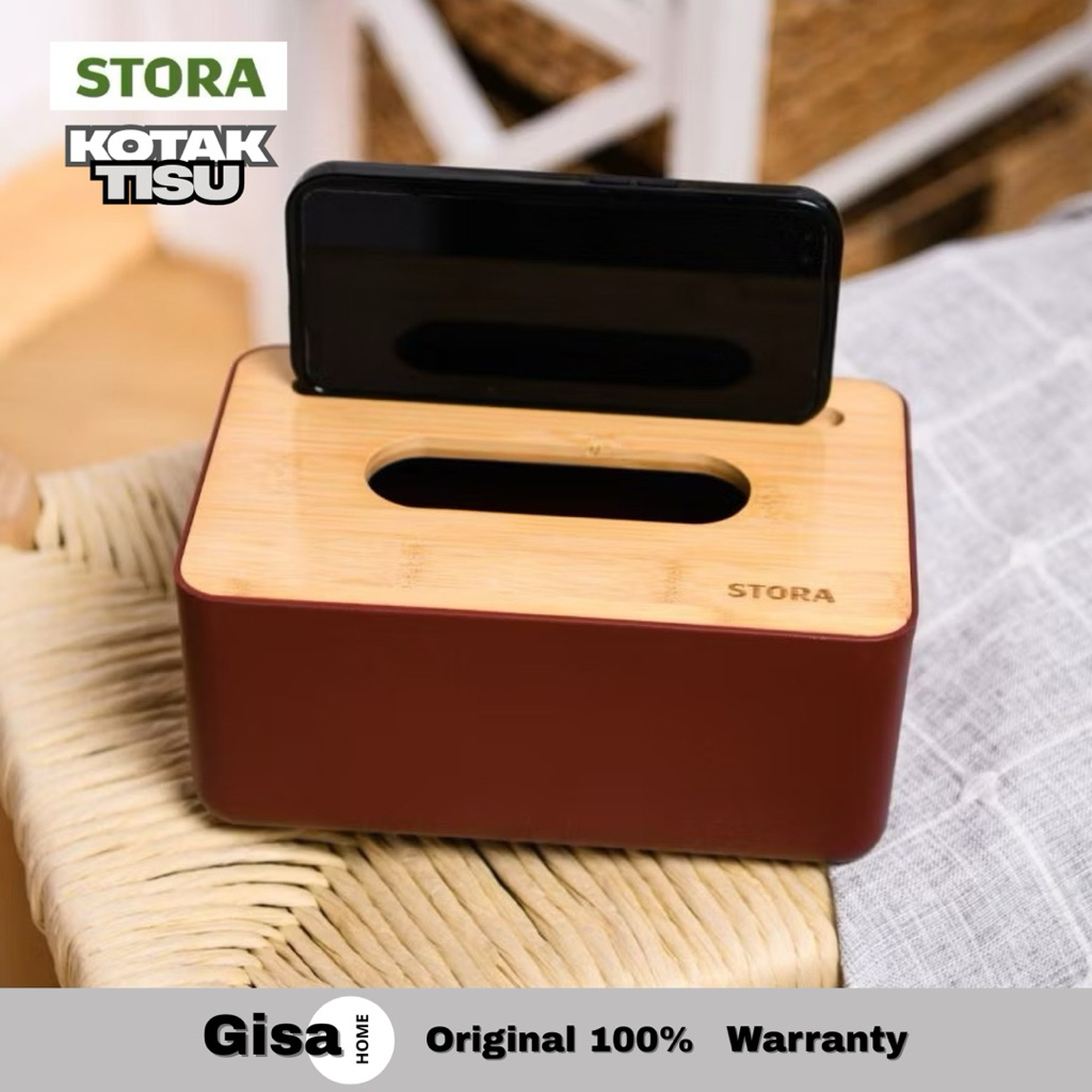Jual Stora Tempat Tisu Bambu Tissue Box Kotak Tisu Aesthetic Wadah ...