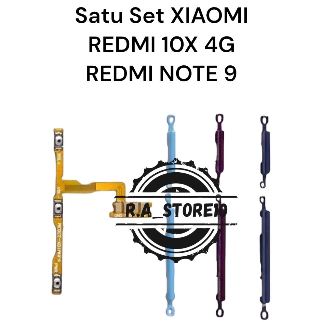 Jual Satu Set XIAOMI REDMI NOTE 9 / REDMI 10X 4G - Flexi Flexibel Flexible Fleksibel Power On ...