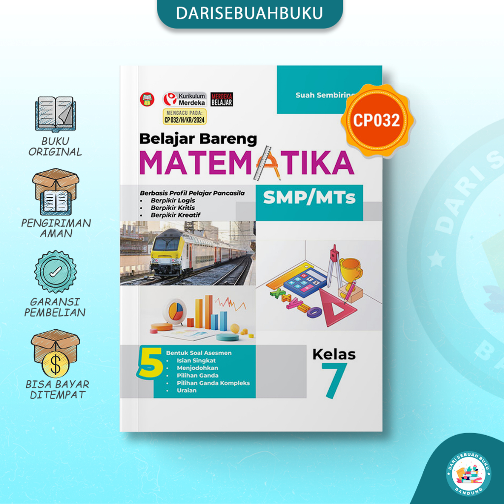 Jual Buku BELAJAR BARENG - MATEMATIKA SMP Kelas 7 - SUAH S - Kurikulum MERDEKA - CP 032 - Revisi ...