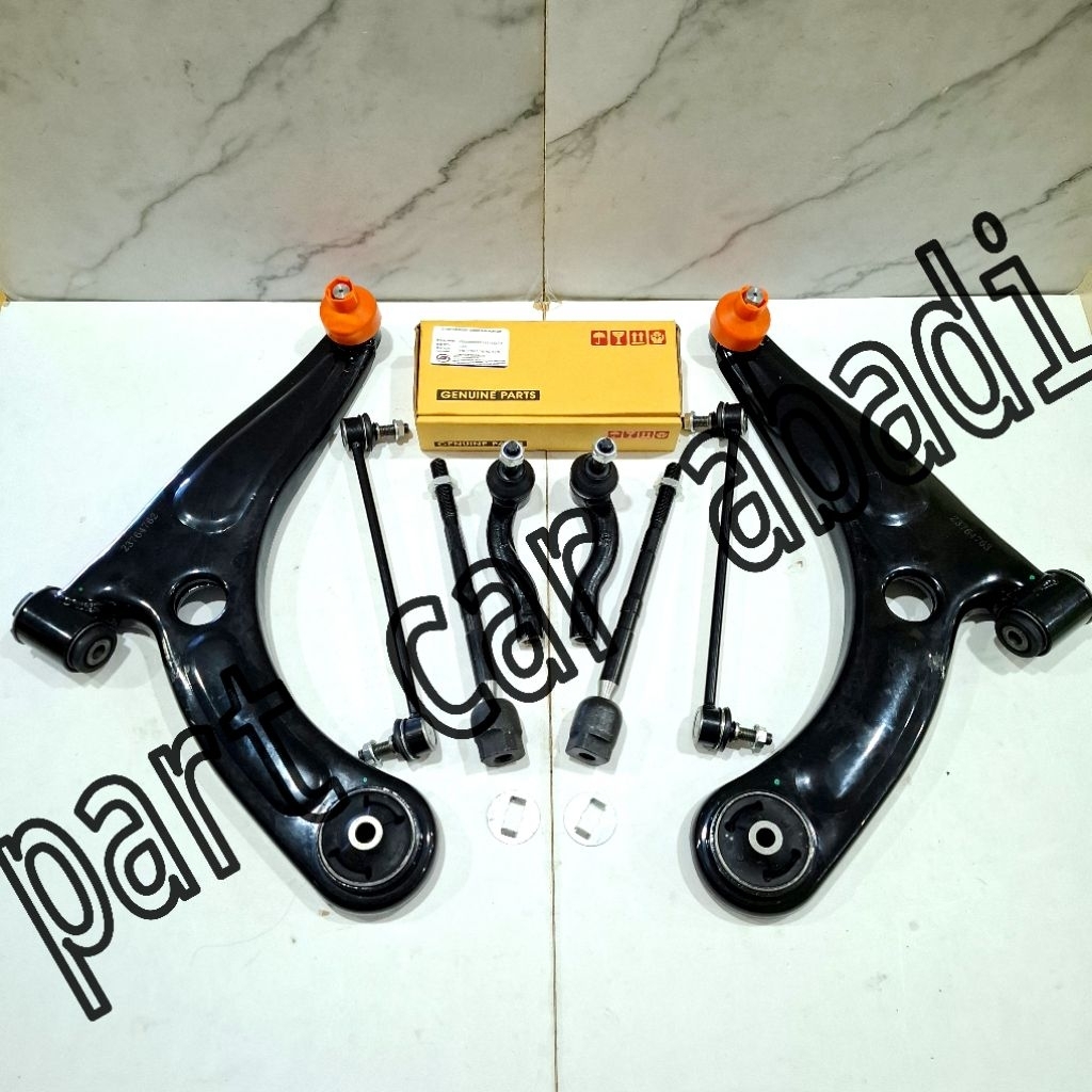 Jual Paketan Komplit Full set Kaki Kaki Depan Lower Arm Tie rod Rack ...