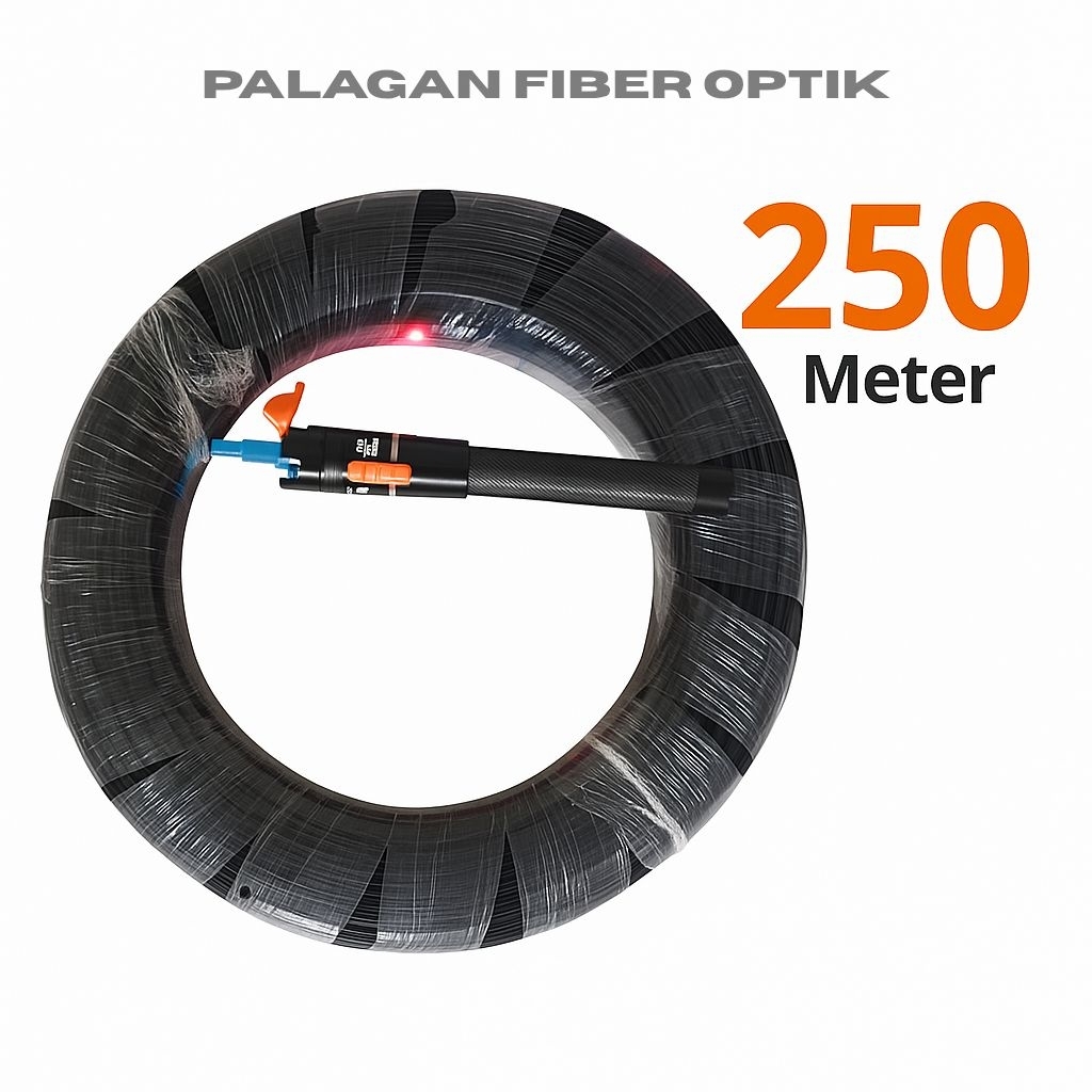 Jual KABEL PRECON FIBER OPTIK 250 Meter 1 core 3 seling konektor port ...