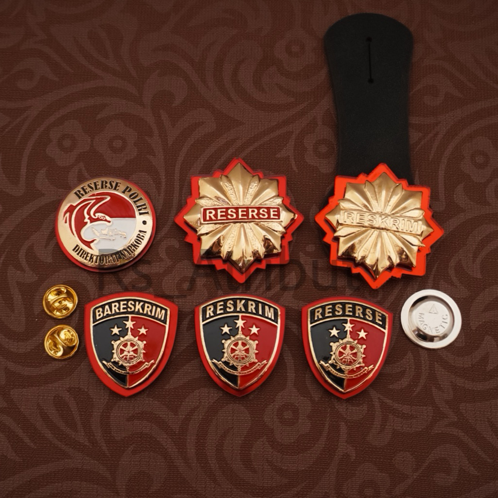 Jual Pin Sat Bareskrim / Pin Reserse / Pin Reskrim / Roda Reserse ...