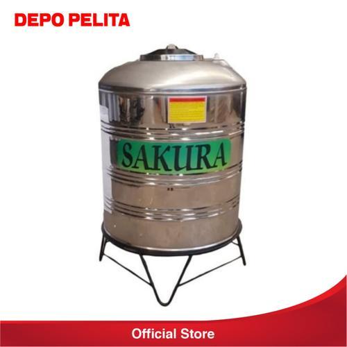 Jual Toren Air Stainless Steel Sakura Tandon / Tanki Air 500 Liter ...