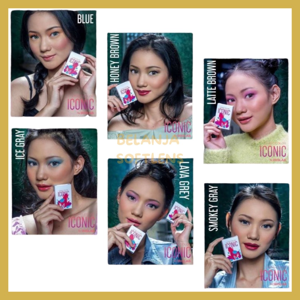 Jual {BISA COD} SOFTLENS LIVING COLOR ICONIC NORMAL BY IRISLAB DIA 14 ...