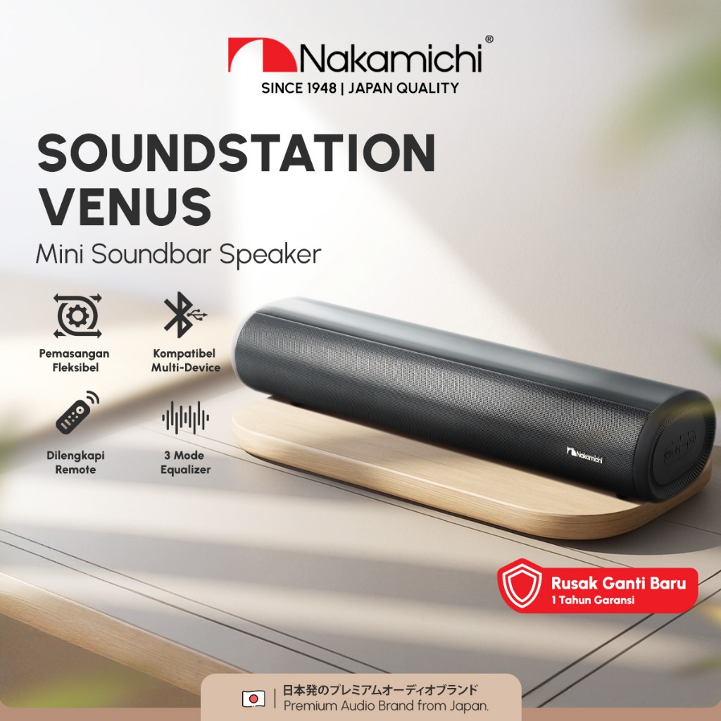 Jual Nakamichi Soundstation Venus Soundbar TV Full Bass Bluetooth ...