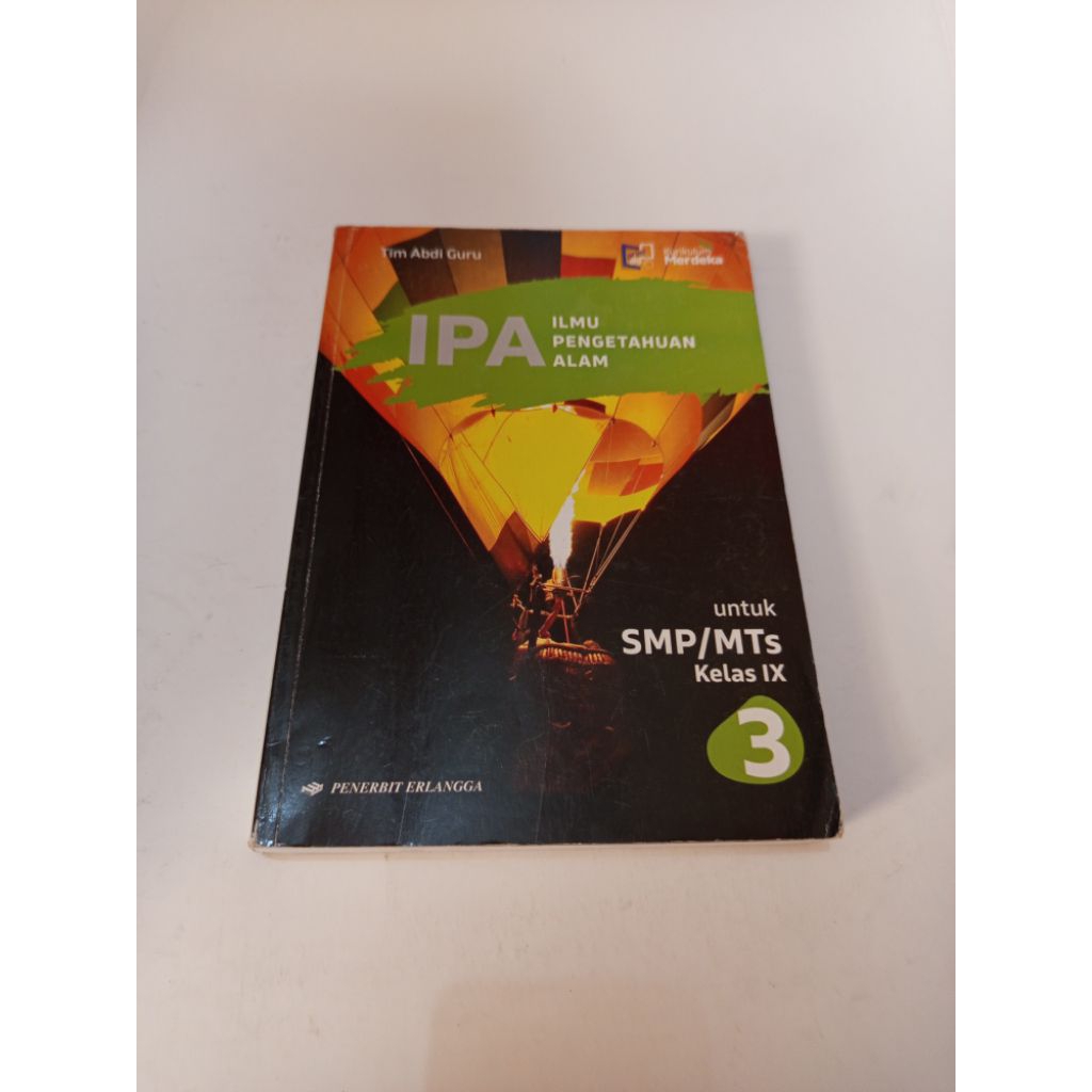 Jual buku original - IPA ilmu pengetahuan alam untuk SMP kelas 9 K merdeka Erlangga | Shopee ...