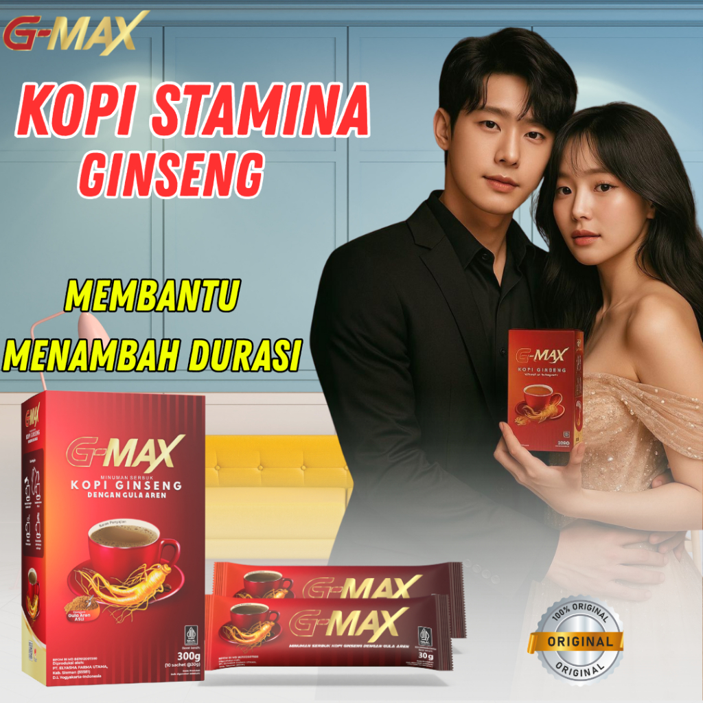 Jual G-max Minuman Kopi Stamina Ginseng Durasi Lebih Lama Tejaga | Shopee Indonesia