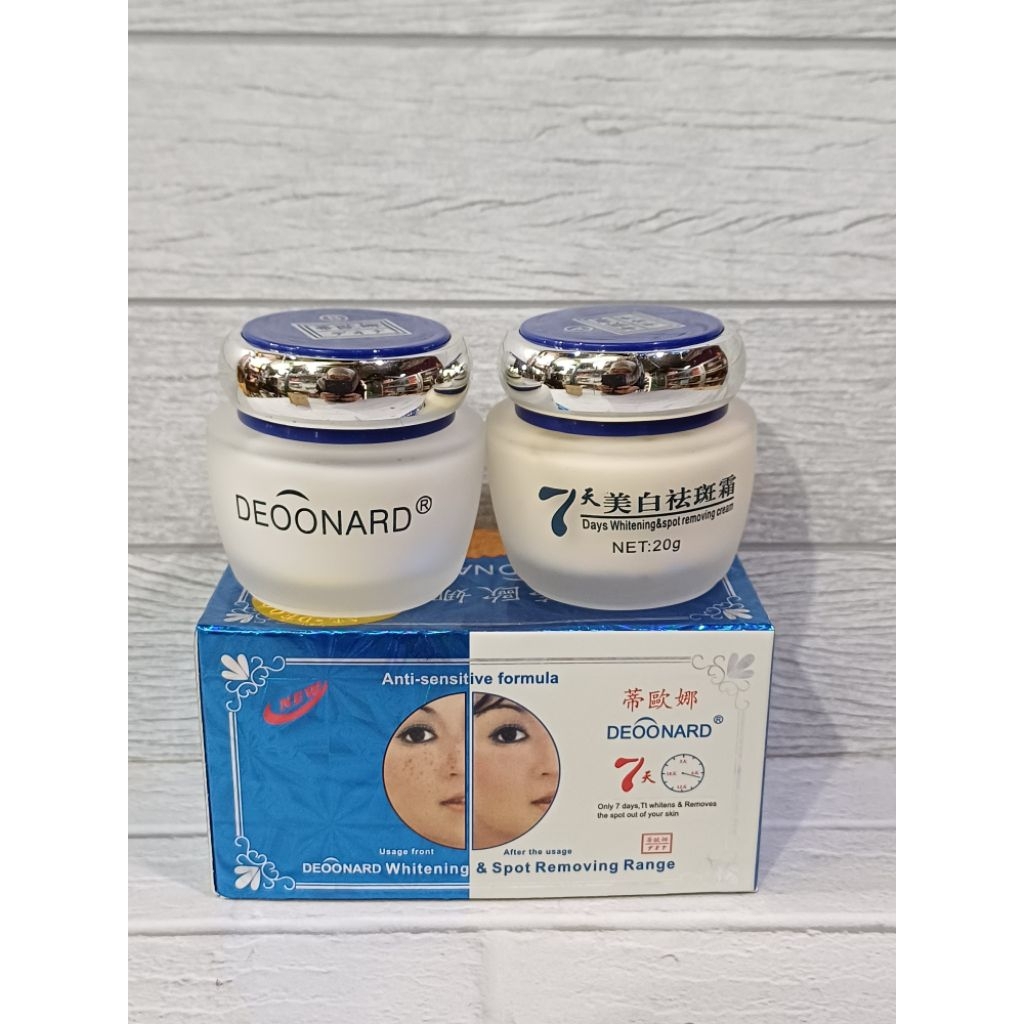 Jual CREAM DEOONARD BIRU SET SIANG DAN MALAM | Shopee Indonesia