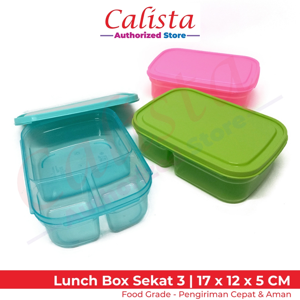 Jual Calista Lunch Box Uranus Sekat 3 - Souvenir Ulang Tahun Anak ...