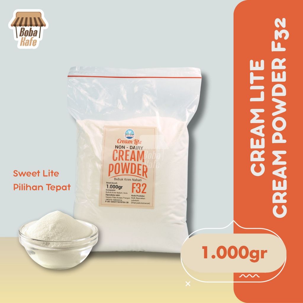 Jual Cream Lite F32 / Non Dairy Creamer / Bubuk Special Premiks Krimer ...