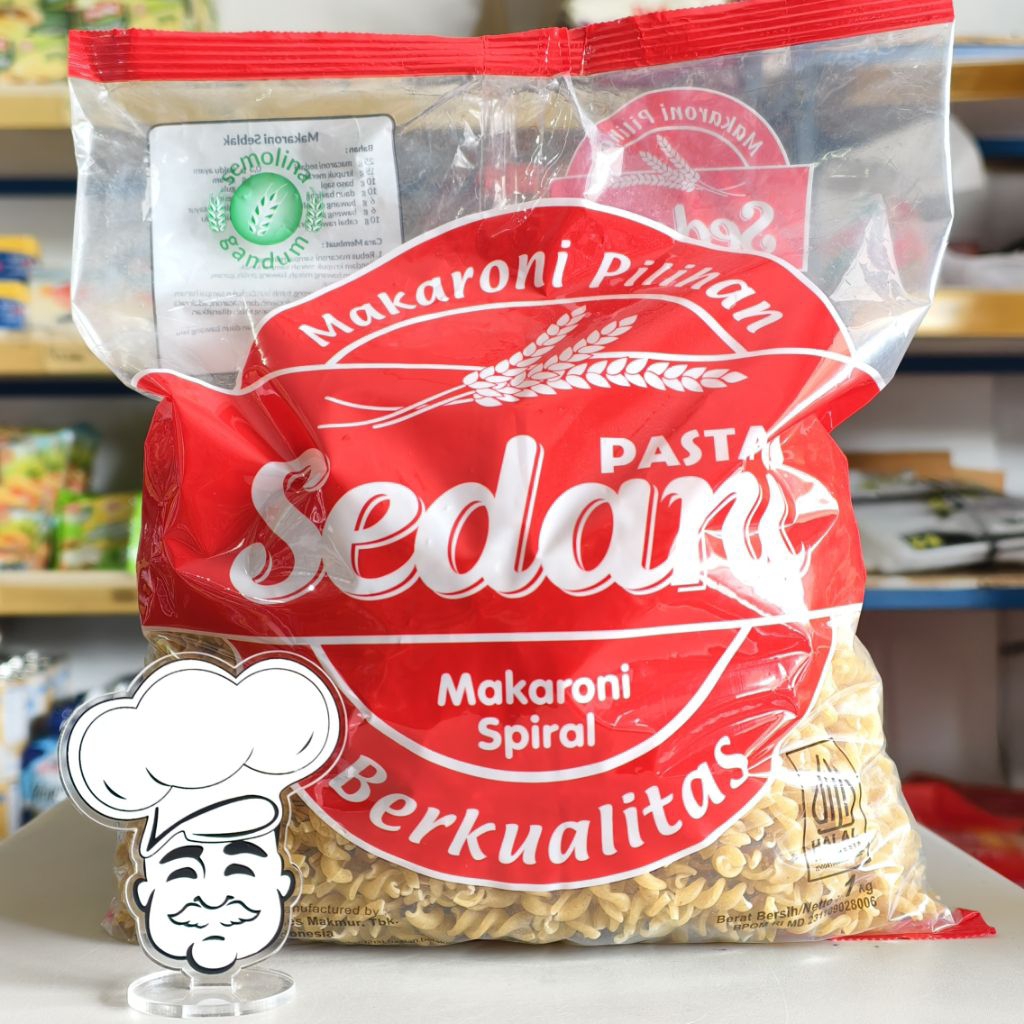 Jual Makaroni Spiral Sedani 1Kg / Sedani Makaroni Spiral 1Kg | Shopee ...