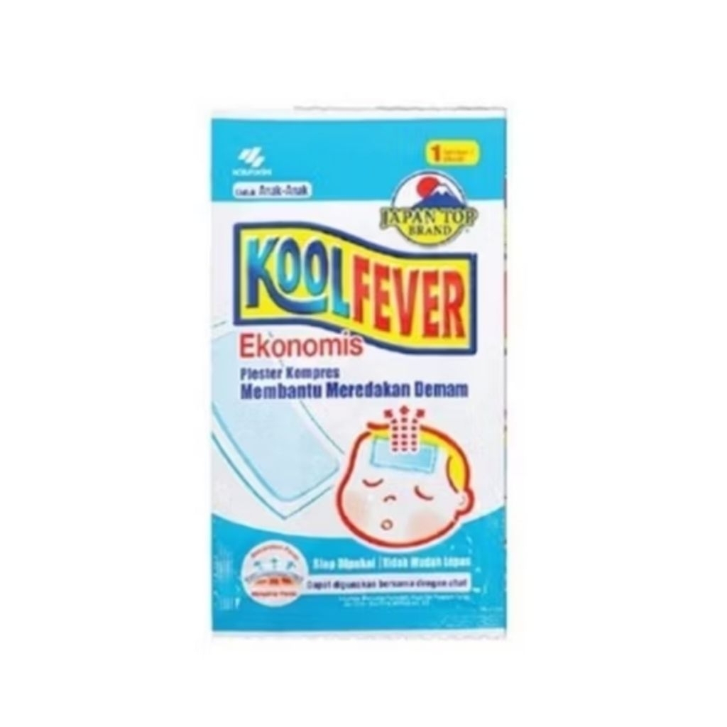 Jual Kool Fever Plester Kompres Anak Biru Muda Renceng | Shopee Indonesia