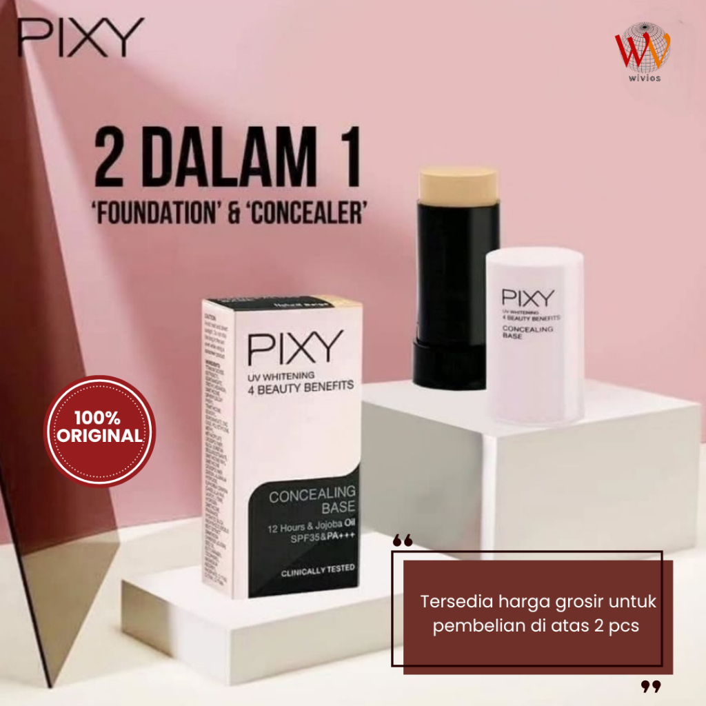 Jual PIXY Concealing Base 4 Beauty Benefits | Shopee Indonesia