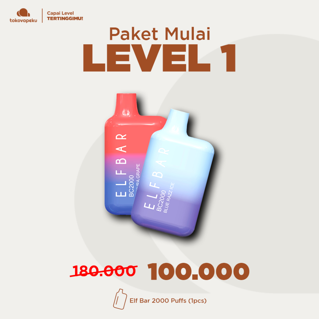 Jual PAKET MULAI PAKET LEVEL 1 PAKET DISPOSABLE POD ORIGINAL by TOKU ...