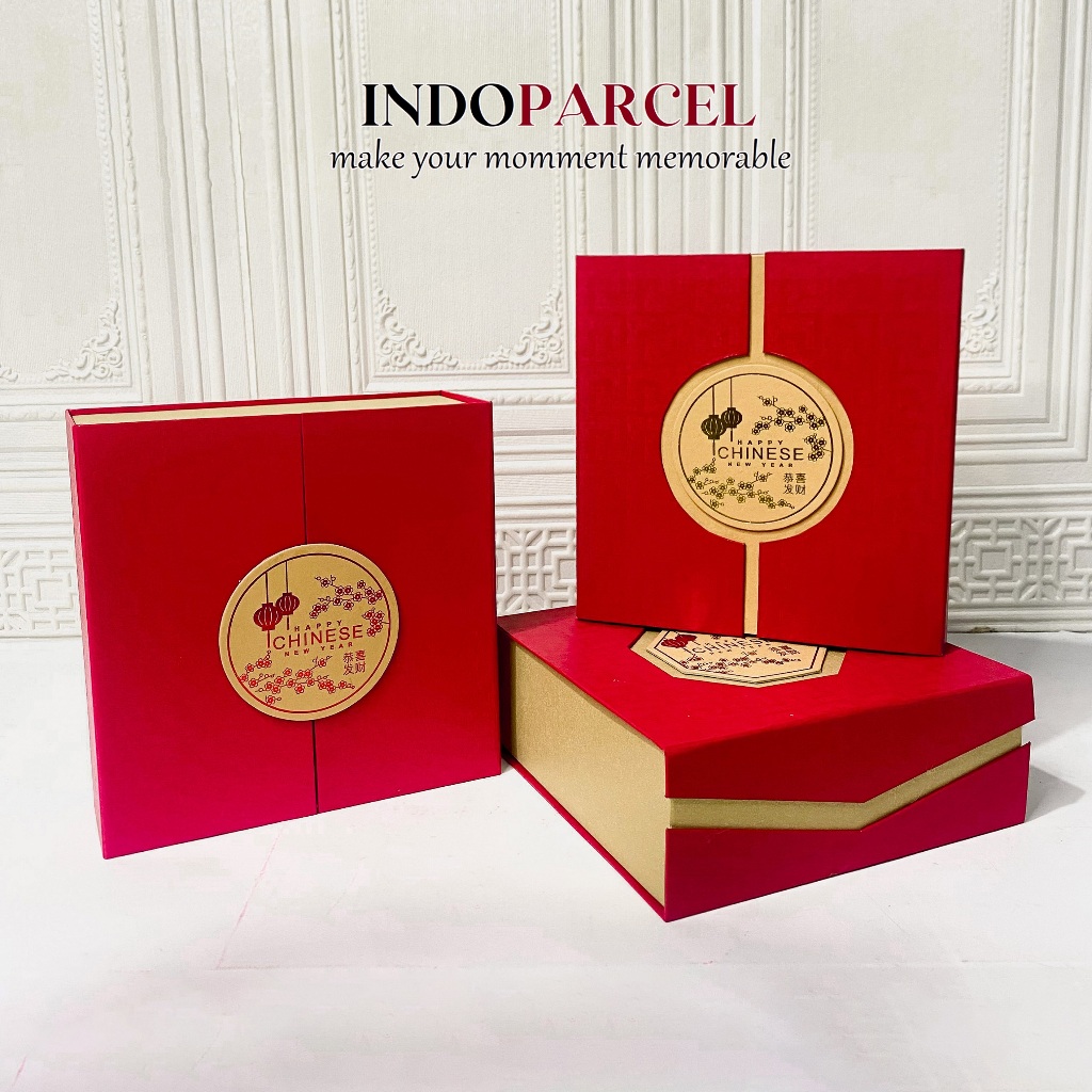 Jual INDOPARCEL - Happy Ong Box Hard Box Premium Edisi Imlek 2 Tempat ...