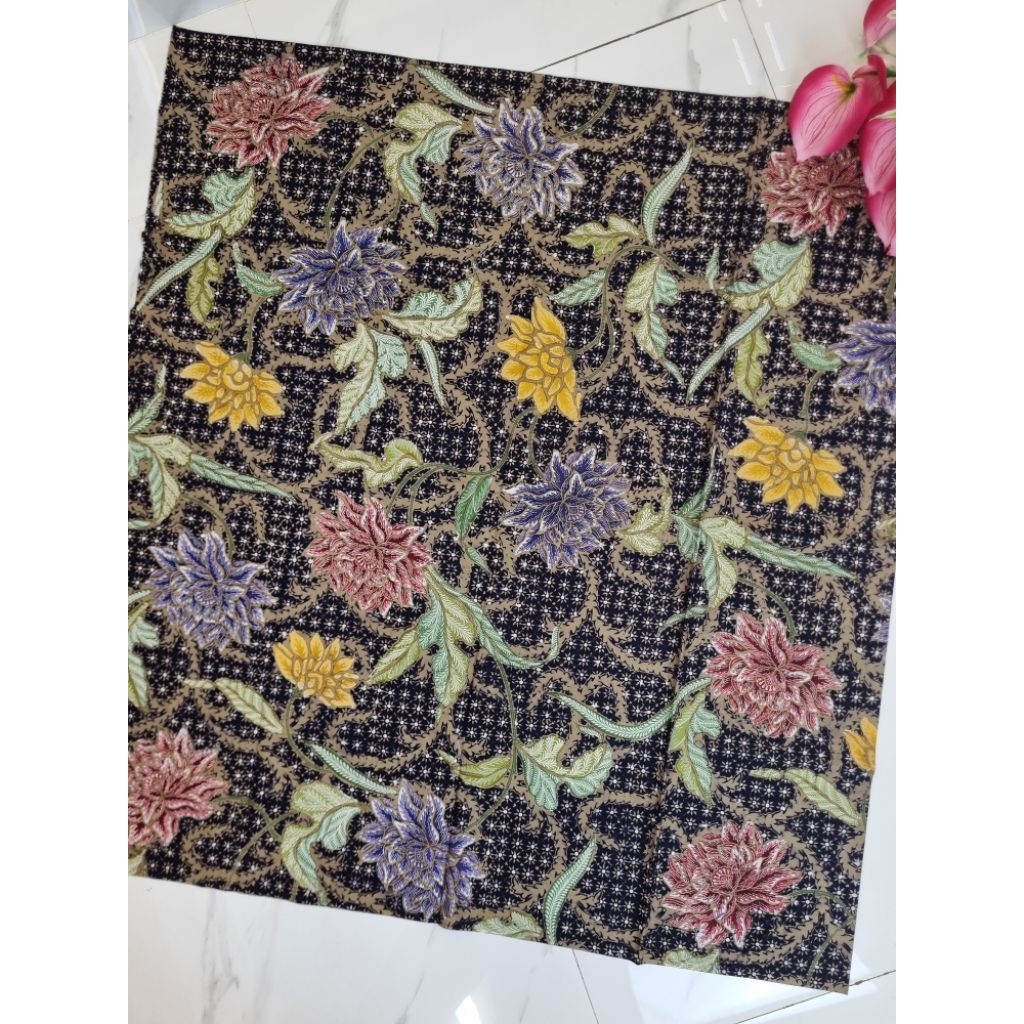 Jual KAIN I BATIK ENCIM PESISIRAN, BATIK MOTIF BUNGA SEKAR JAGAT, BATIK ...