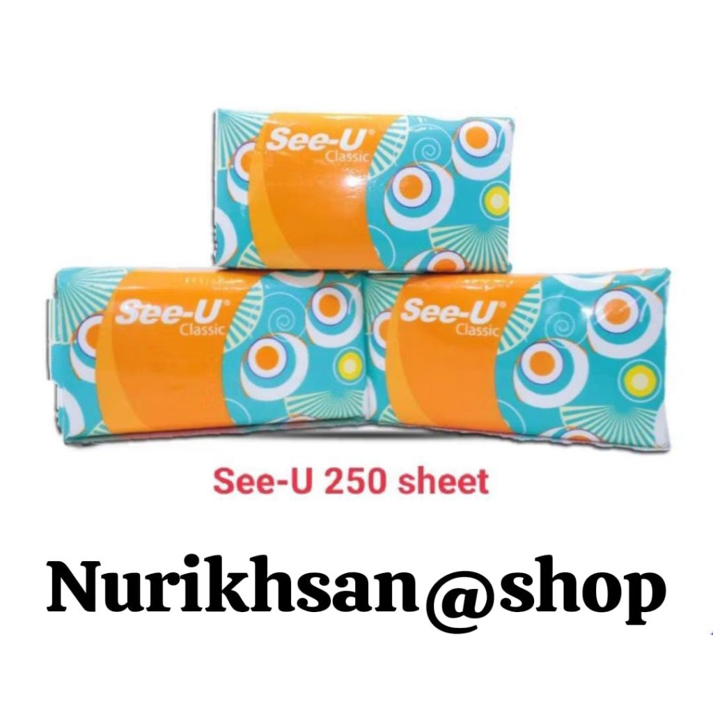 Jual Tissue See U Facial Classic 250 sheet / 2 ply Lembut | Shopee Indonesia