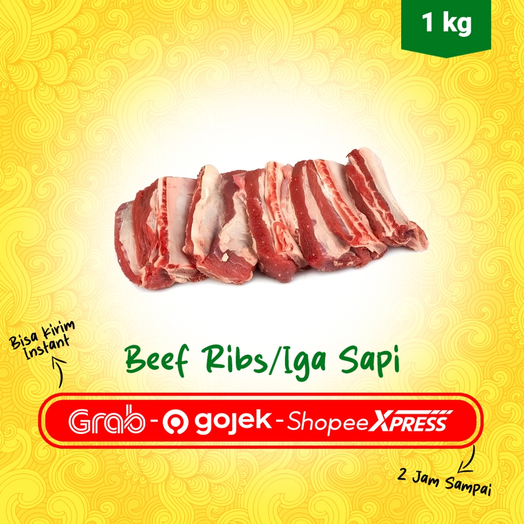Jual Iga Sapi / Beef Ribs – Segar & Empuk | Shopee Indonesia