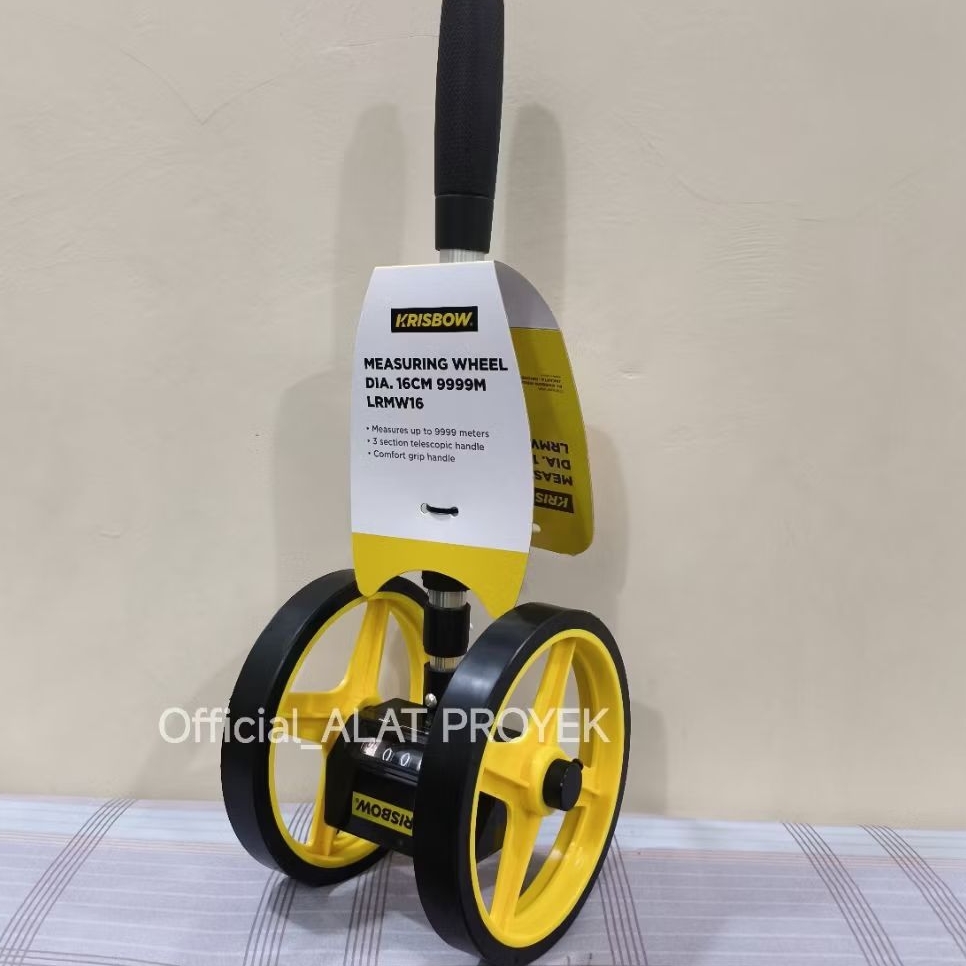Jual Krisbow Meteran Dorong Roda Measuring Wheel 9999 M || Krisbow ...