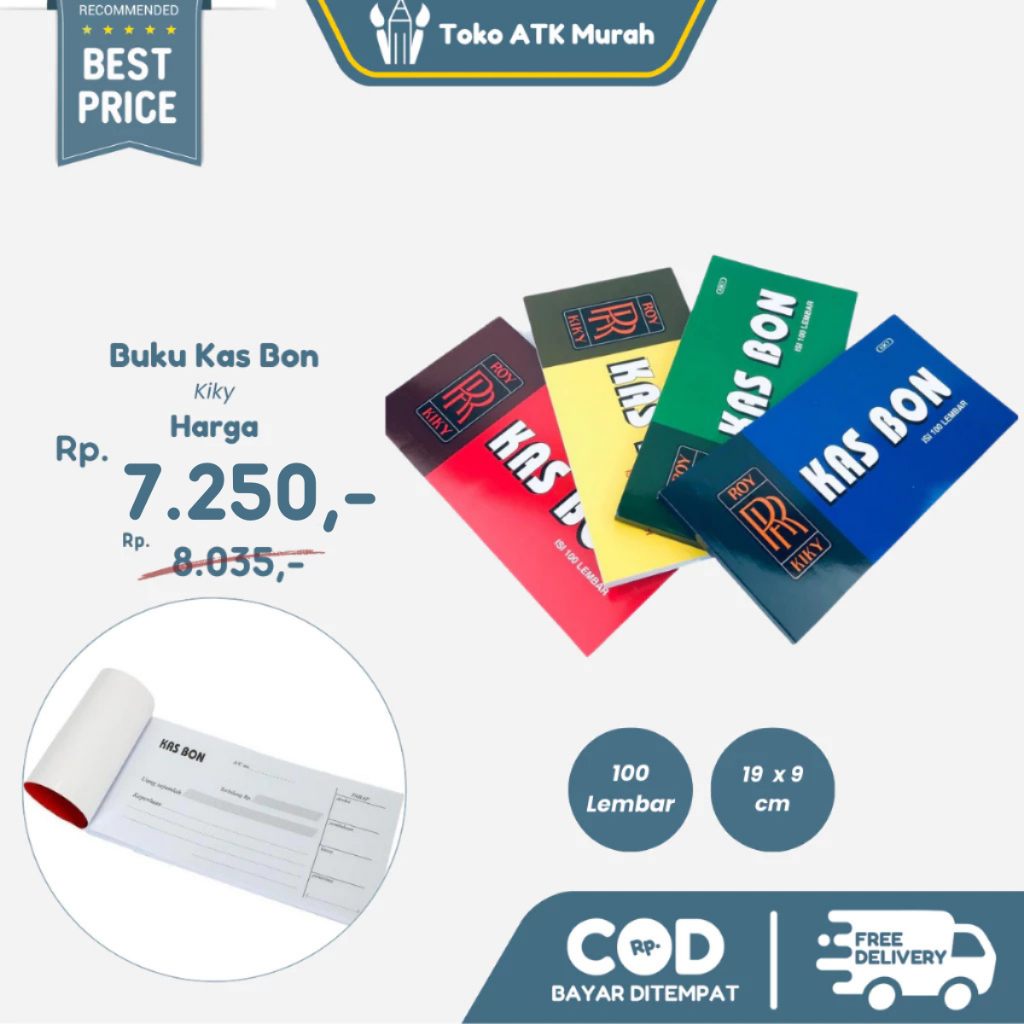 Jual Buku Kas Bon Kiky 100 Lembar | Shopee Indonesia