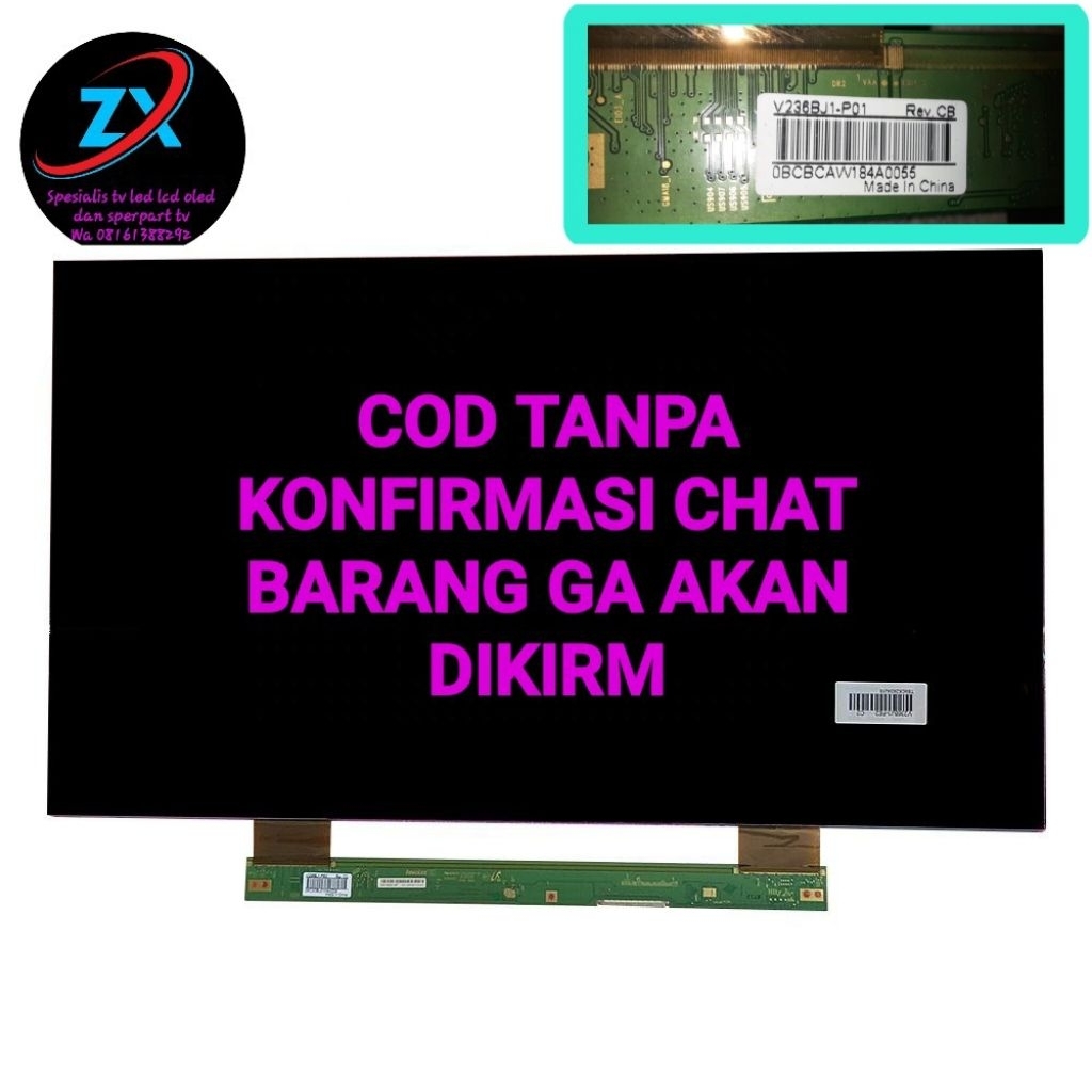 Jual Panel led layar led tv 24 in sharp samsung changhong toshiba ...