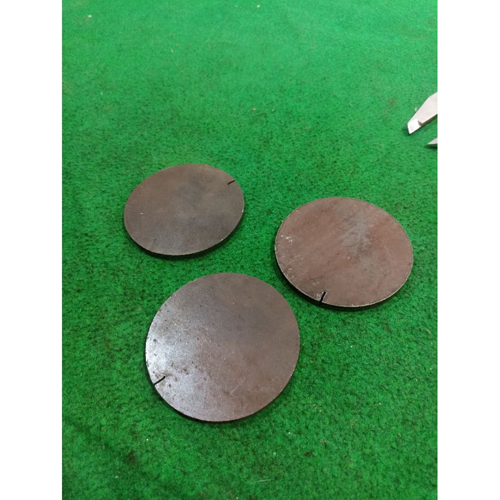 Jual plat besi bulat diameter 9,3cm, tebal 6mm | Shopee Indonesia