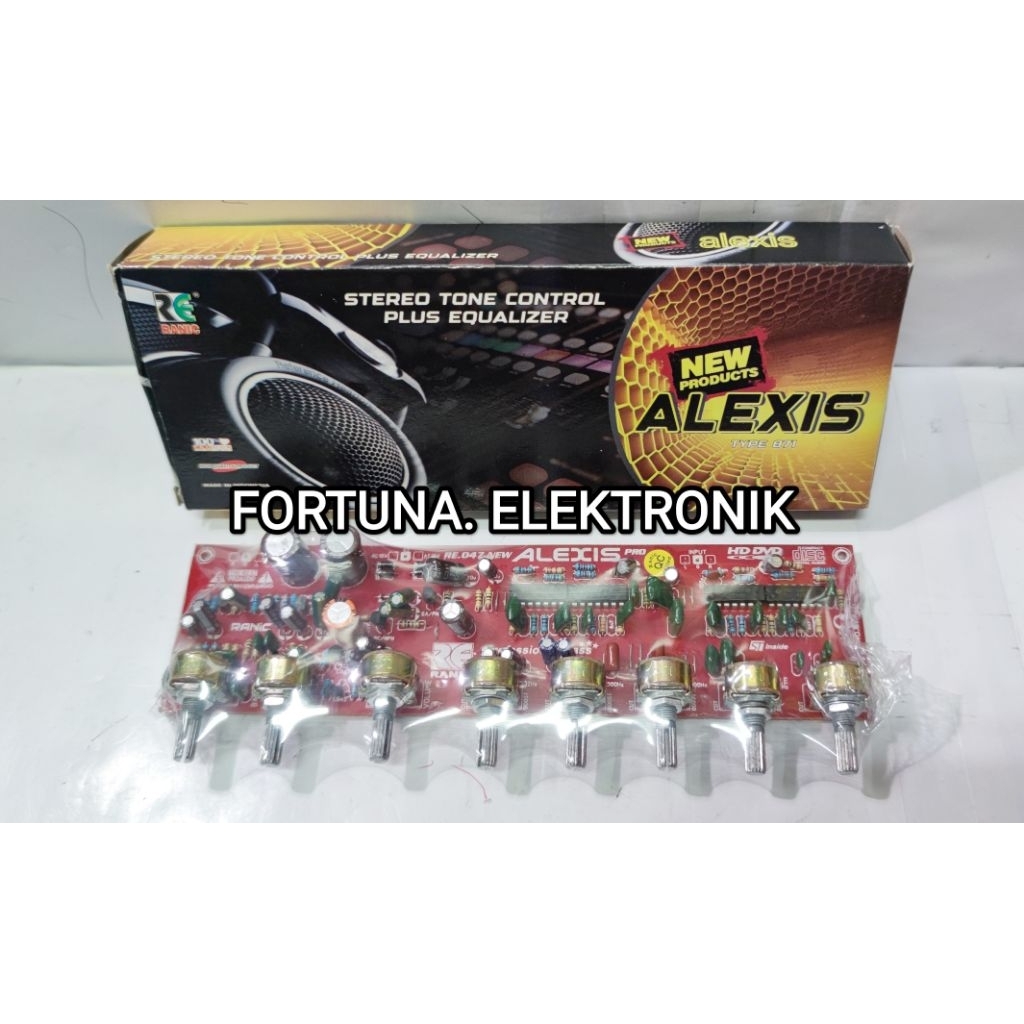 Jual RANIC KIT TONE CONTROL STEREO PLUS EQUALIZER NEW ALEXIS TYPE(871 ...