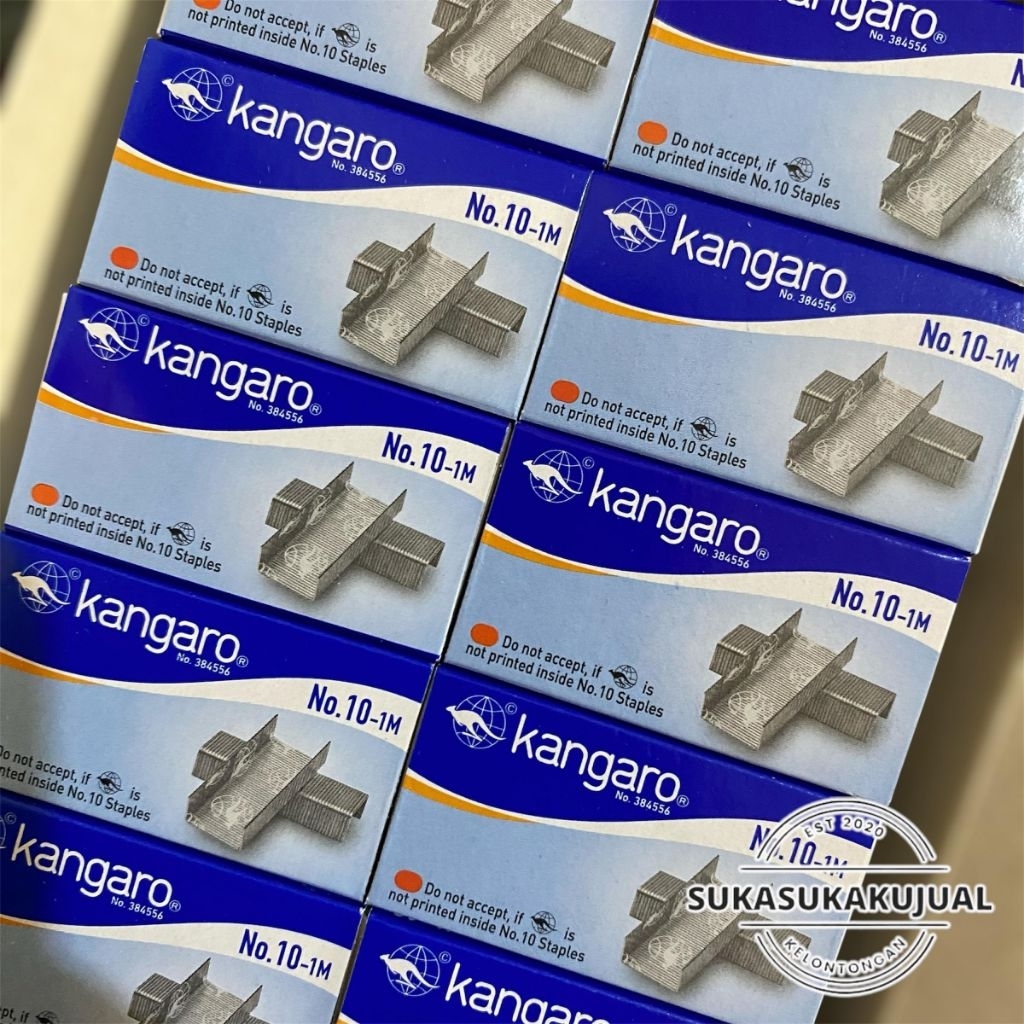 Jual isi hekter/anak hekter isi stapler KANGORO NO10 | Shopee Indonesia