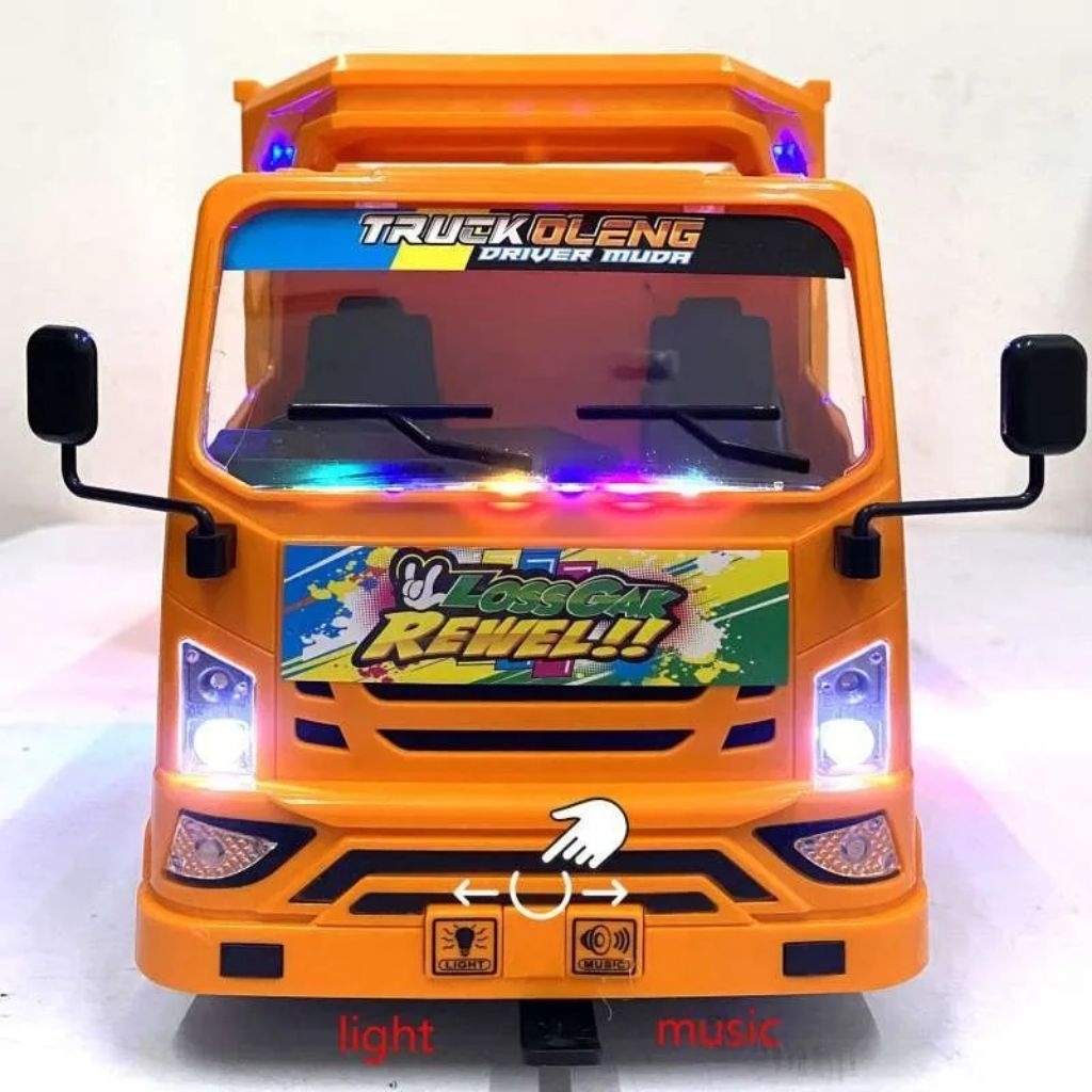 Jual Mainan Truk Oleng Full Audio – Truck Ceper Warna Biru | Shopee ...