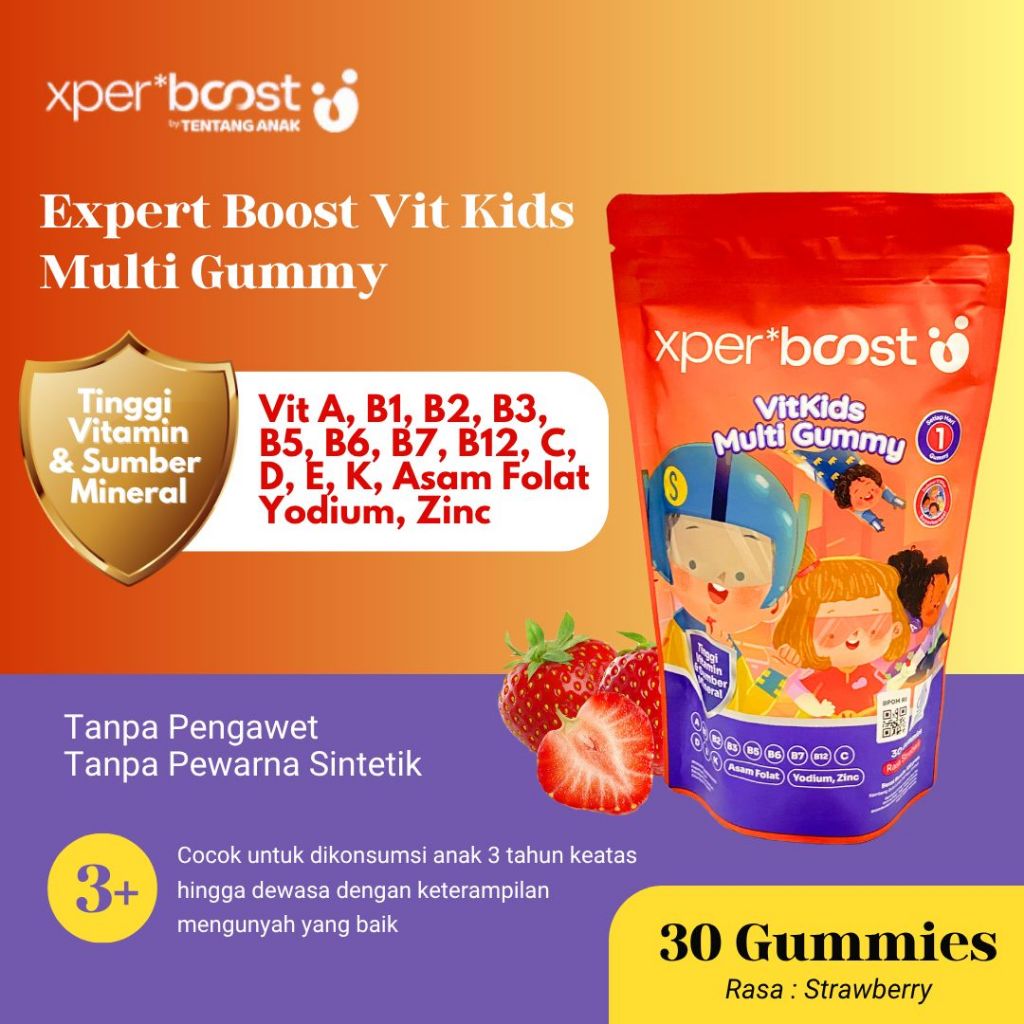 Jual Expert Boost - Vitkids Multi Gummy Anak dan Dewasa | Boost ...