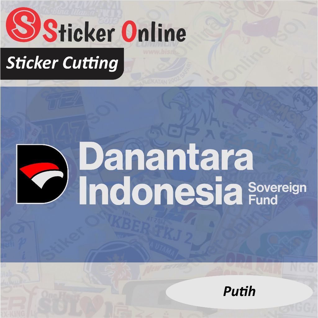 Jual Stiker Logo Danantara Indonesia | Sticker Cutting Danantara ...